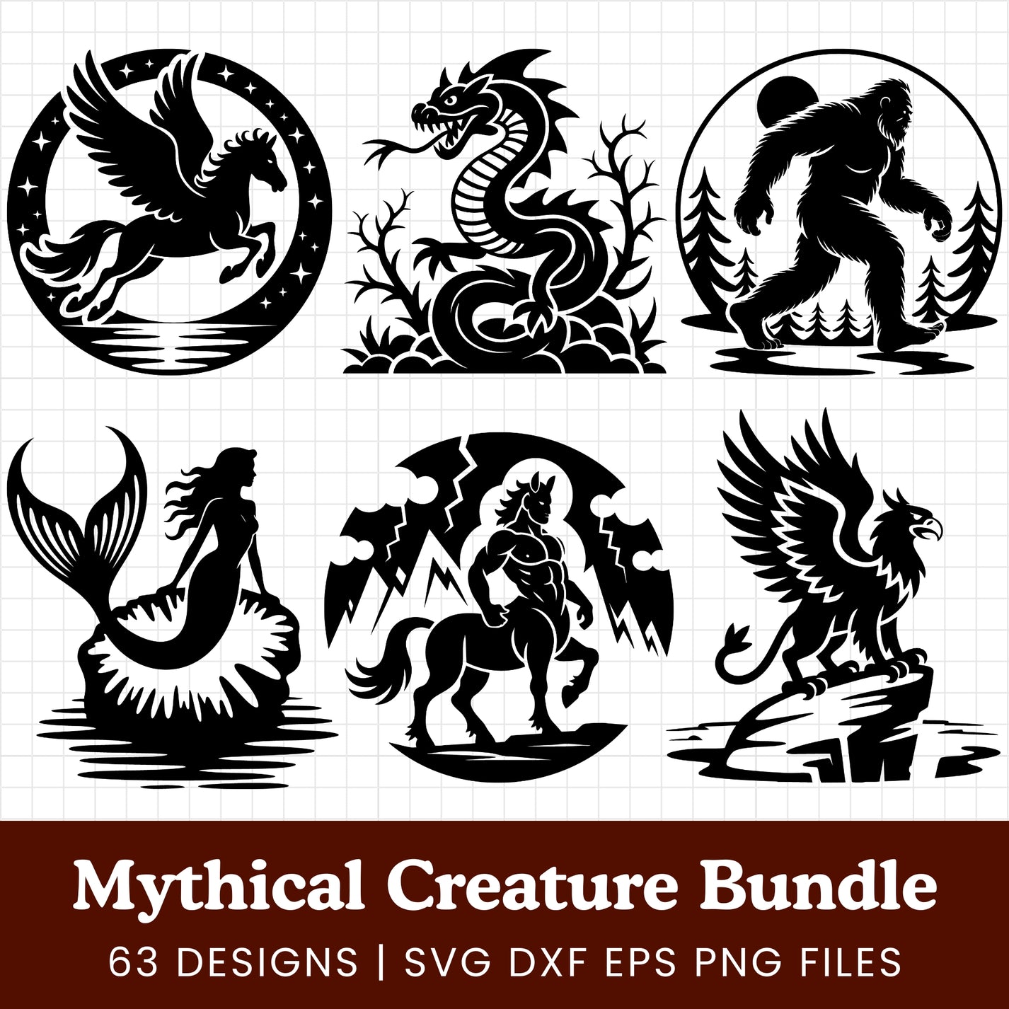 Mythical Creature SVG Bundle - Free and Premium Files – Craft House SVG