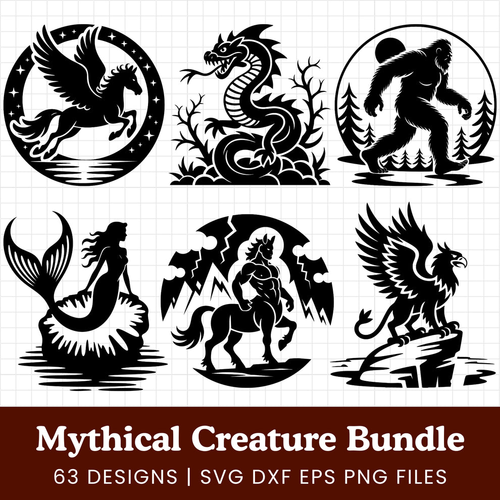 Mythical Creature SVG Bundle - Free and Premium Files – Craft House SVG
