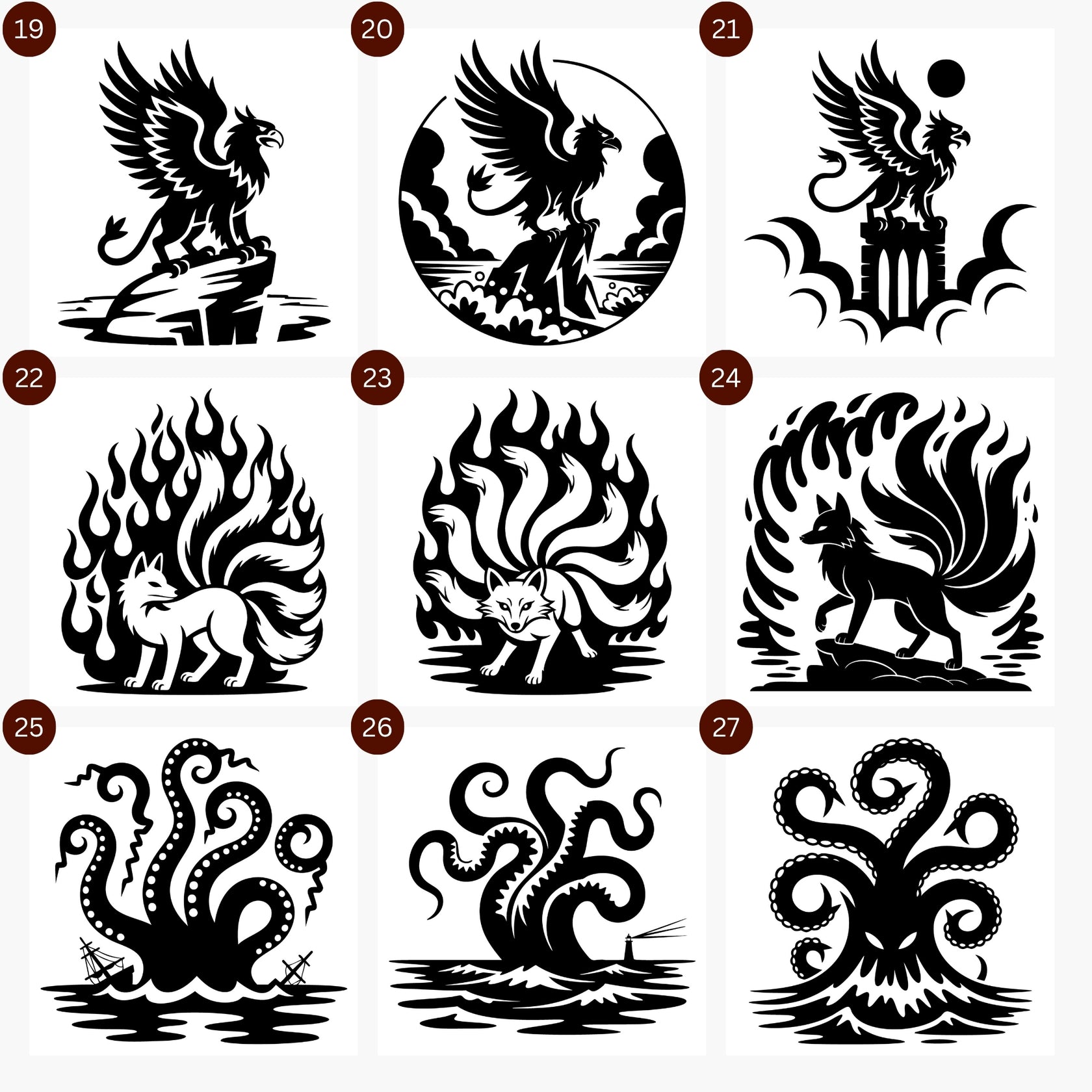 Mythical Creature SVG Bundle - Free and Premium Files – Craft House SVG