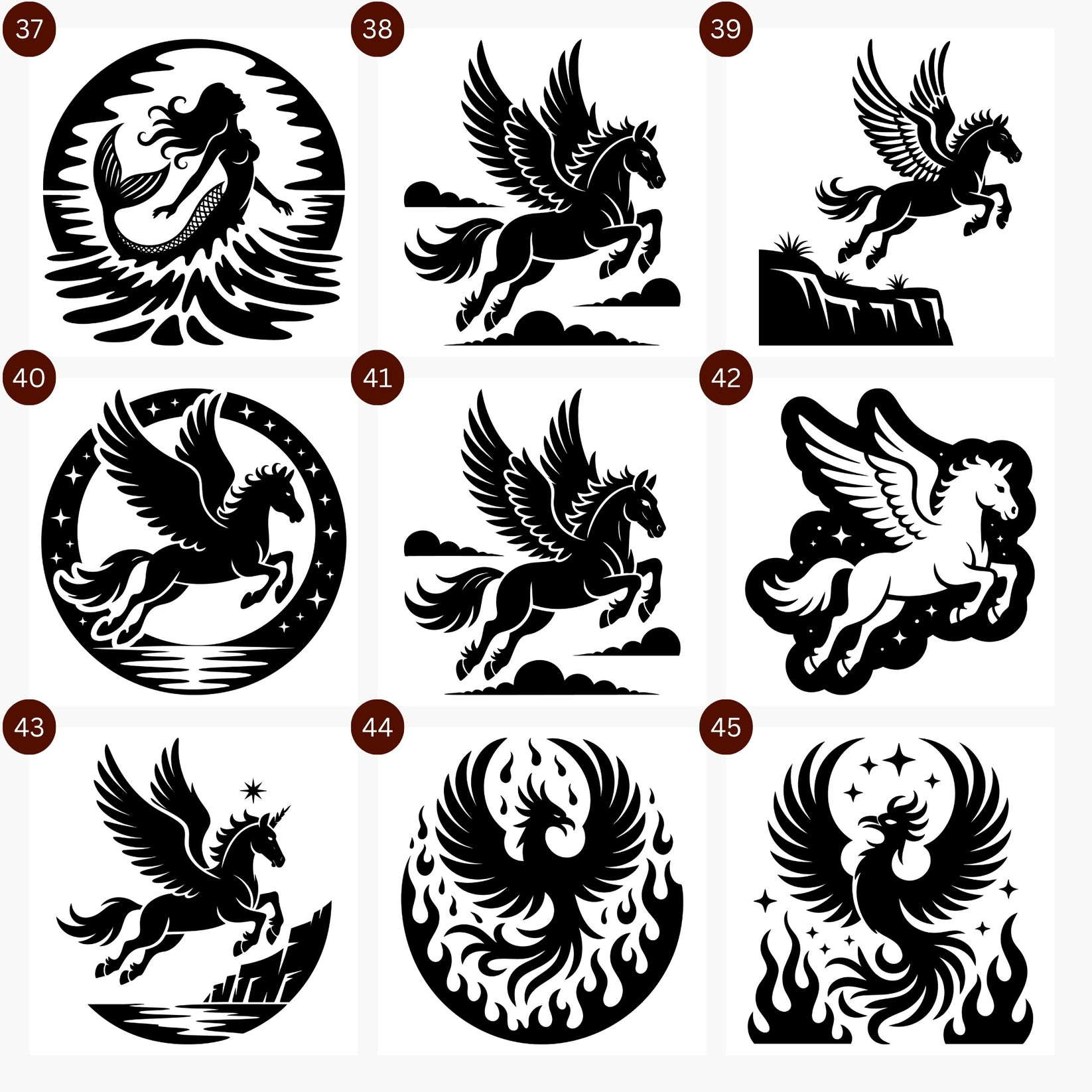 Mythical Creature SVG Bundle - Free and Premium Files – Craft House SVG