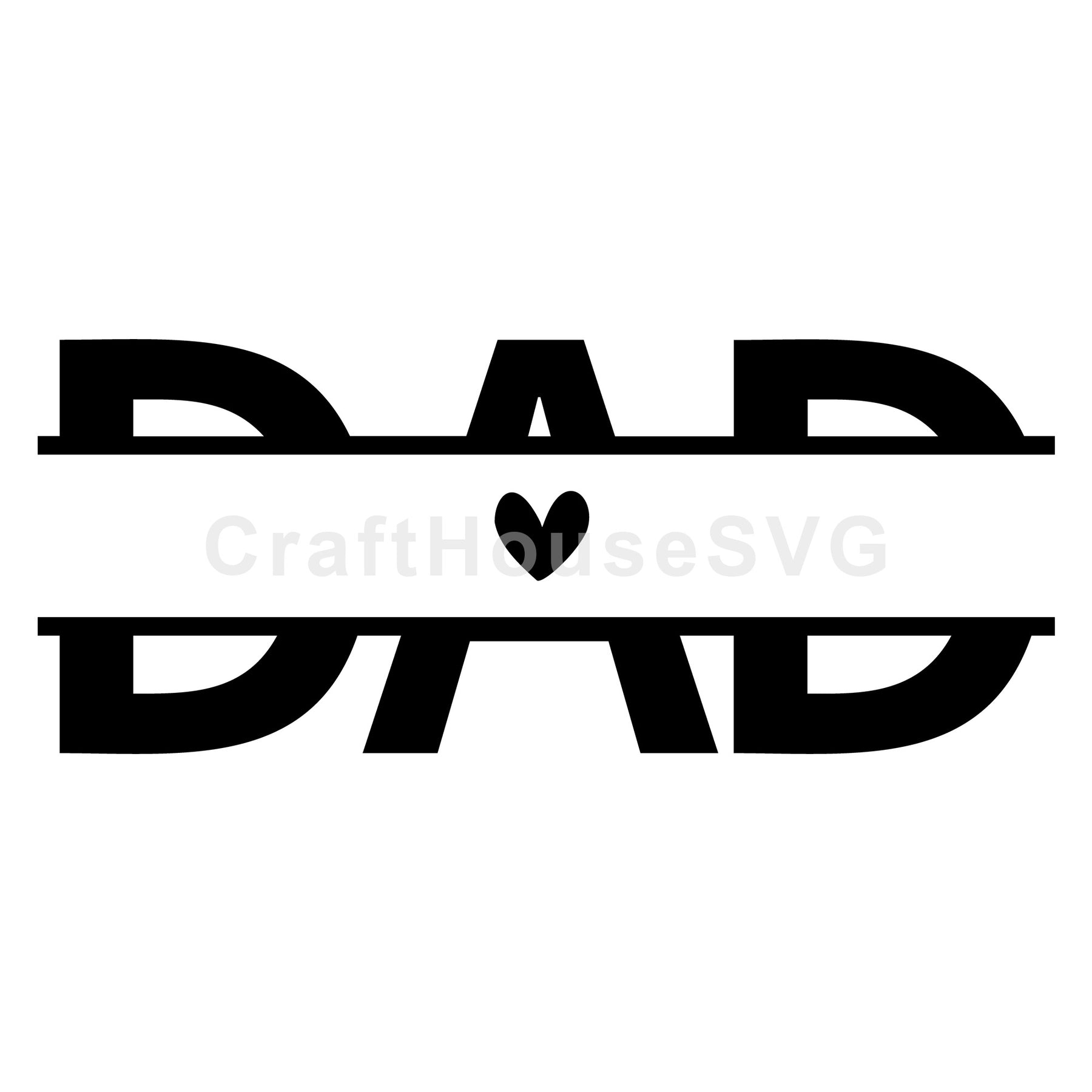Dad Names Monogram SVG