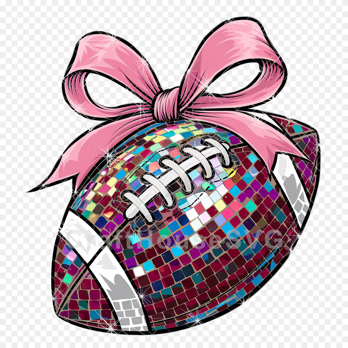 Disco Football PNG Shirt Design | Sublimation Design