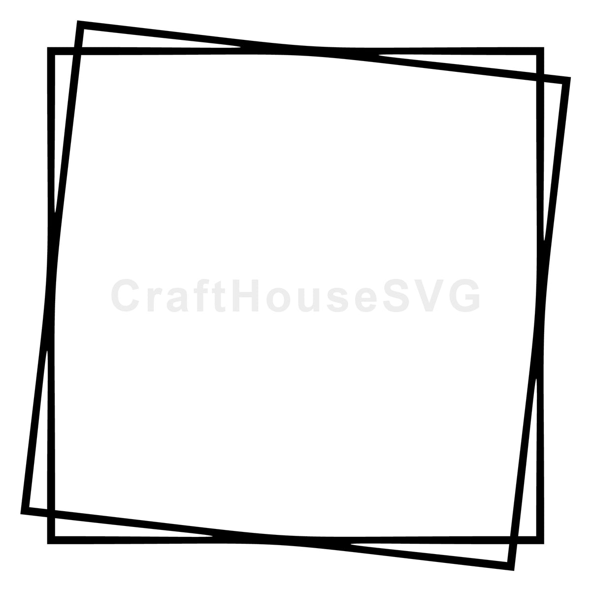 Double Square Frame SVG