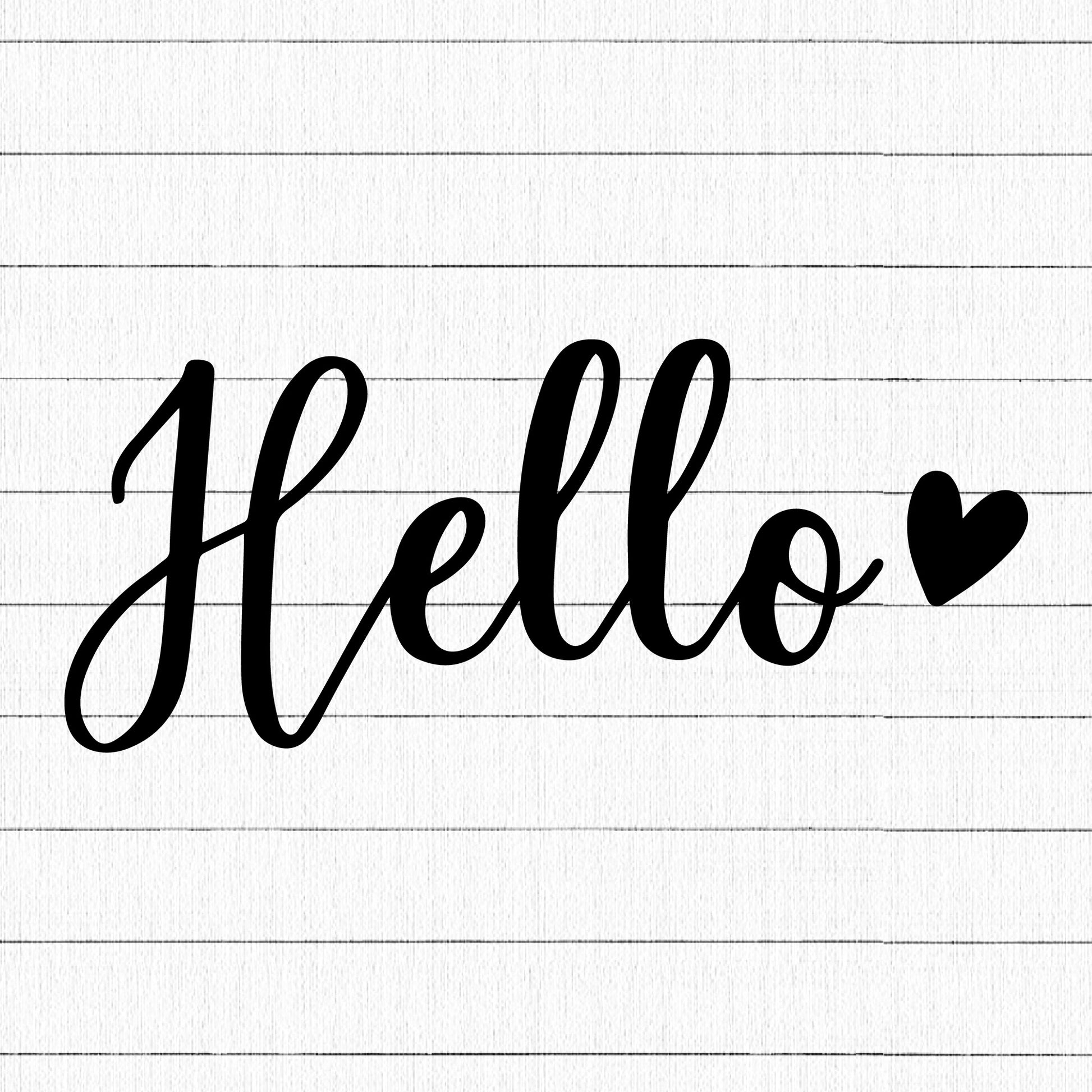 Hello SVG | M26F7 - Free and Premium Files – Craft House SVG