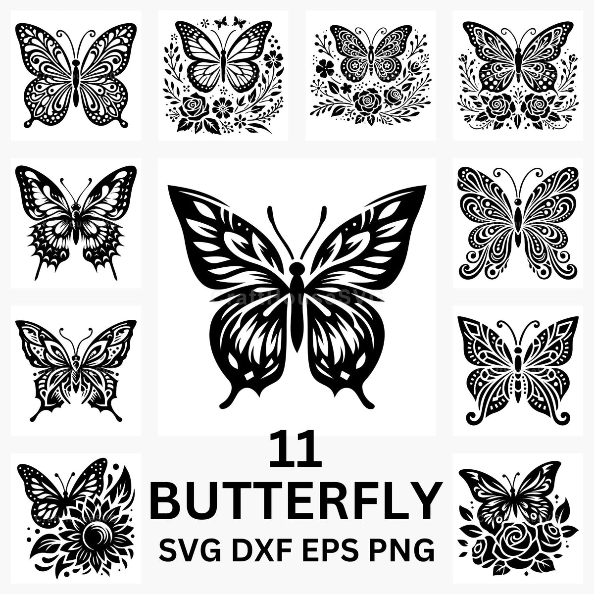 Butterfly Svg Butterfly Svg Bundle Butterfly Svg Cricut Butterfly ...