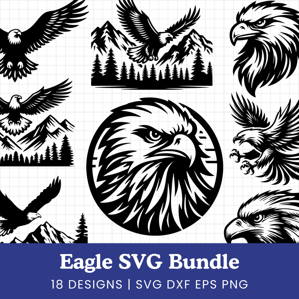 Eagle SVG Bundle - Free and Premium Files – Craft House SVG
