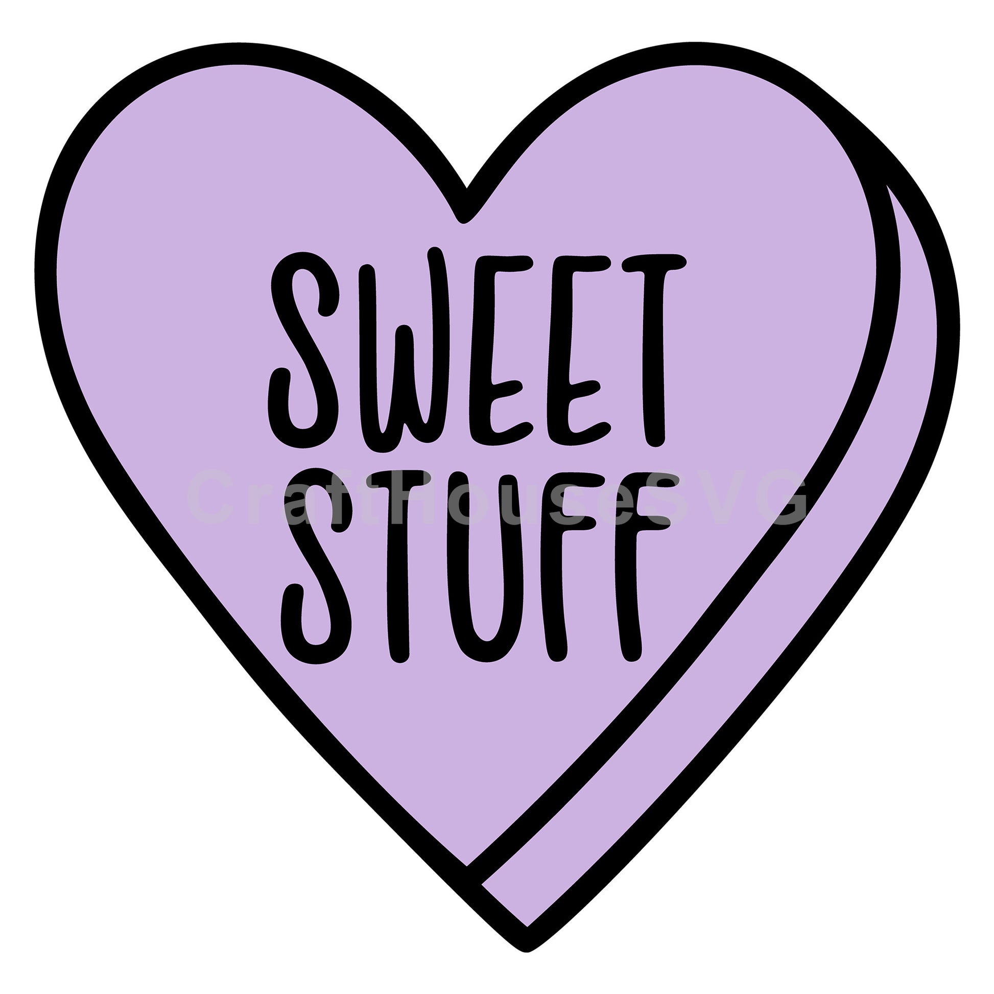 Sweet Stuff Conversation Heart SVG - Free and Premium Files – Craft ...
