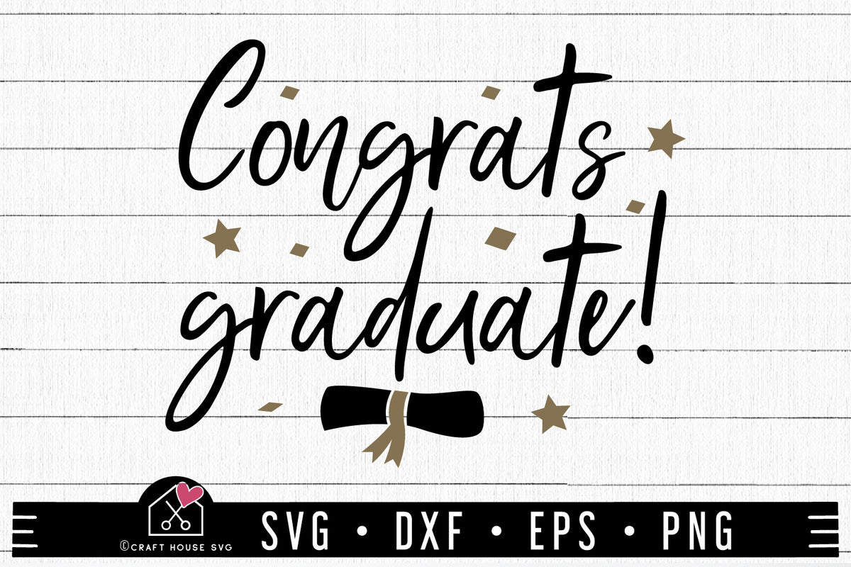 Congrats graduate SVG | M24F1 - Craft House SVG
