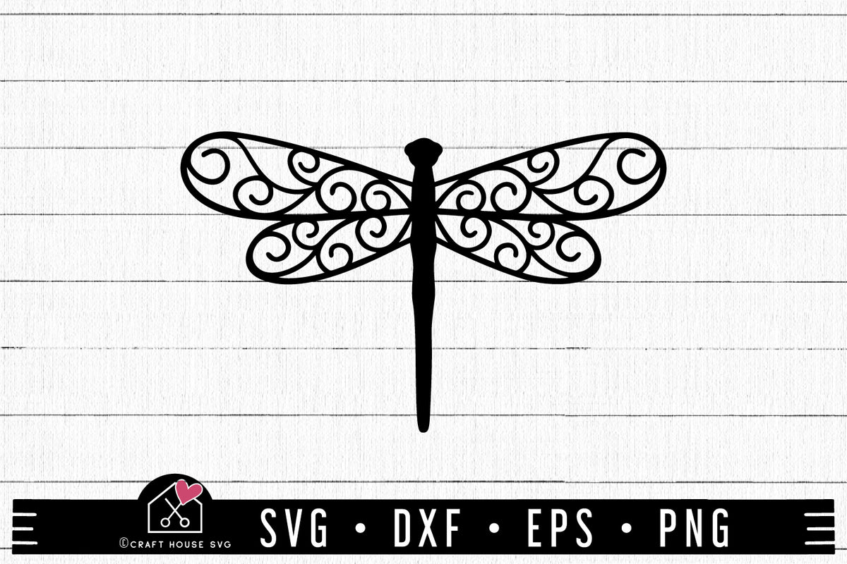 FREE Dragonfly SVG cut file - Craft House SVG