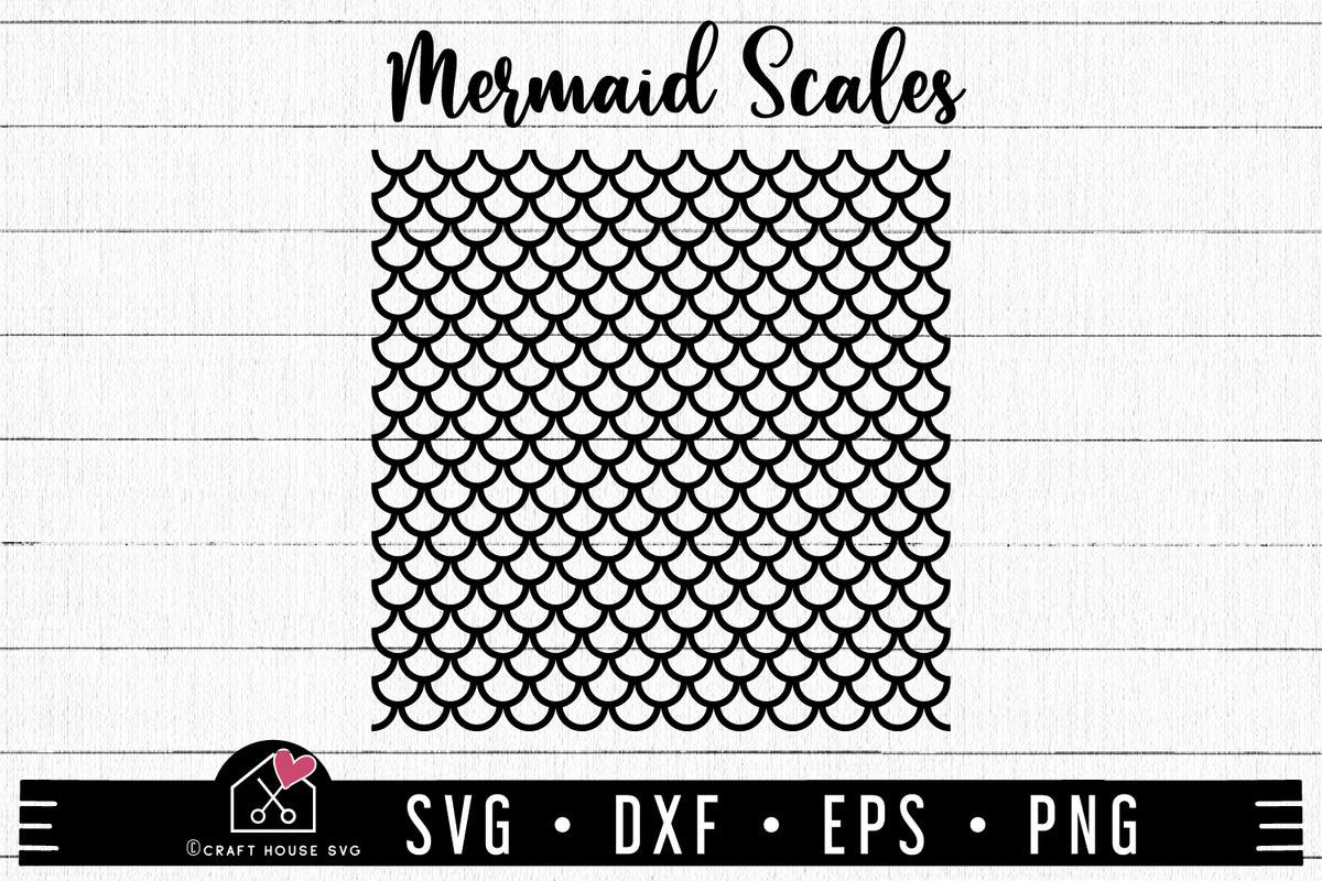 FREE Mermaid Scale SVG cut file - Craft House SVG