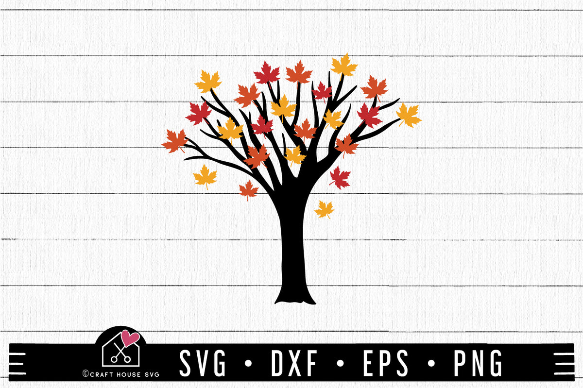 FREE Maple Tree SVG - Craft House SVG