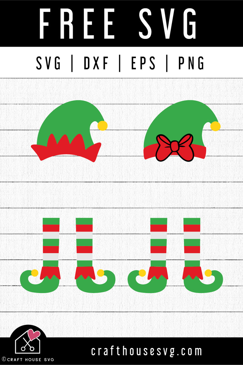 FREE Elf SVG Elves SVG Cut Files - Craft House SVG