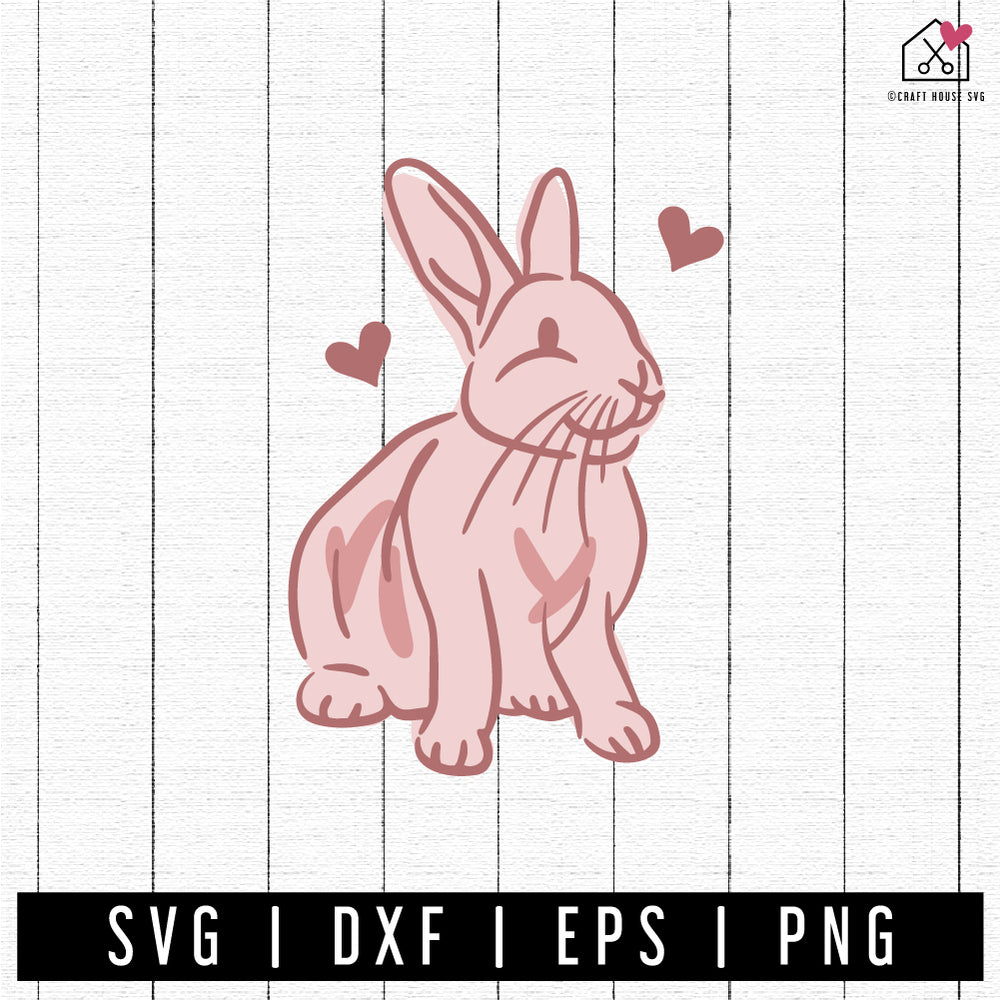 FREE Bunny SVG cut file - Craft House SVG