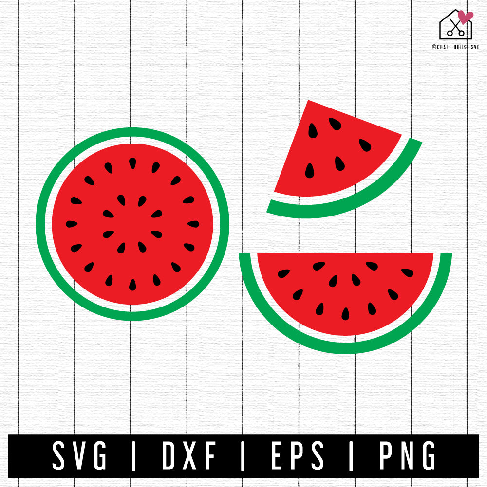 FREE Watermelon SVG Summer Cut File - Craft House SVG