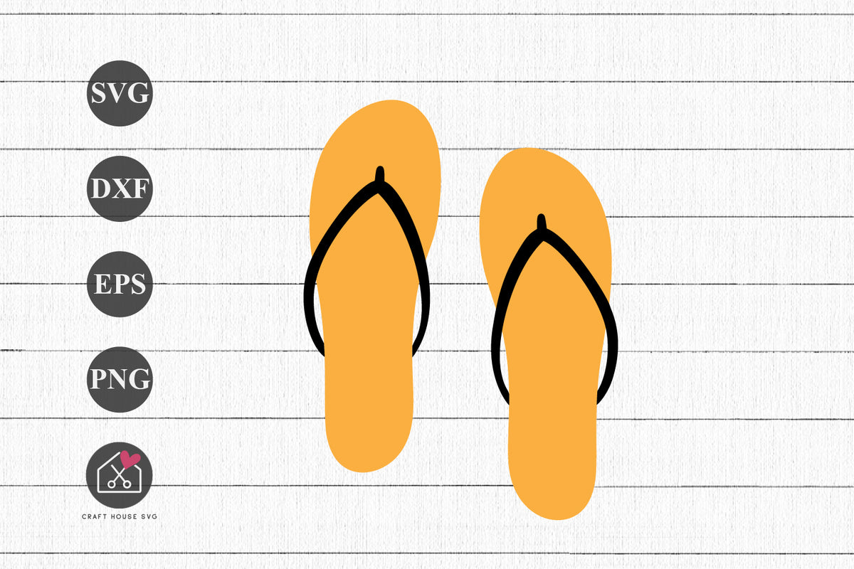 FREE Sandals SVG Summer Tote Cut Files - Craft House SVG