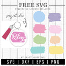 FREE Keychain SVG | Keychain background SVG - Craft House SVG