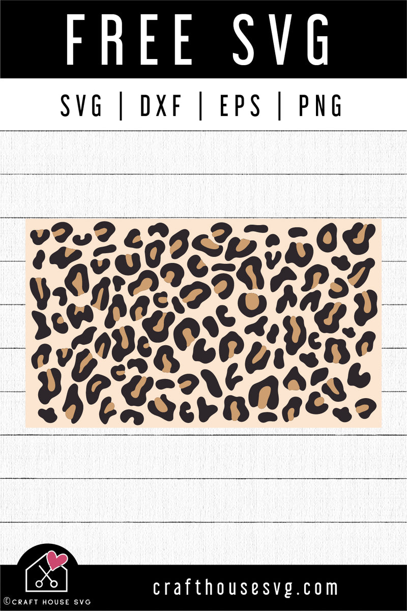 FREE Leopard Color Print Pattern SVG cut file - Craft House SVG