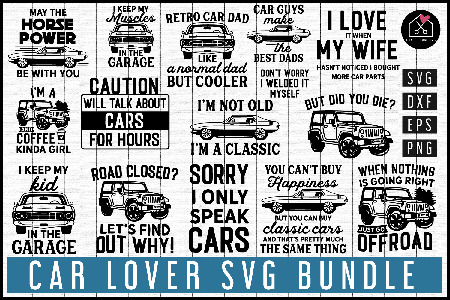 Car SVG Bundle - Craft House SVG