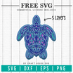FREE 3D Turtle Layered Mandala SVG - Free and Premium Files – Craft ...