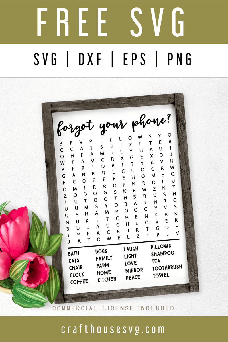 Free Bathroom Word Search SVG - Free and Premium Files