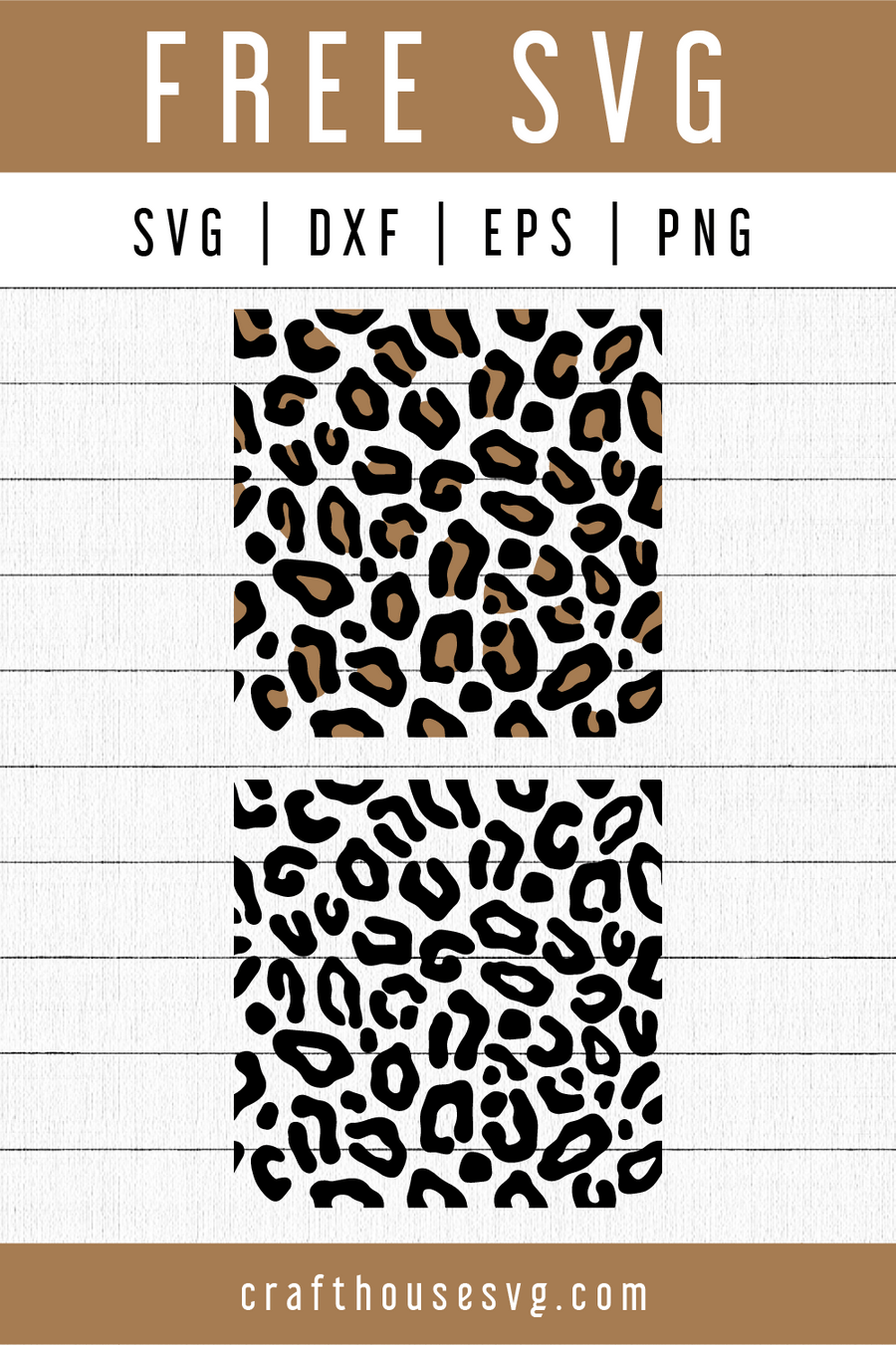 FREE Leopard Print SVG | FB108 - Craft House SVG