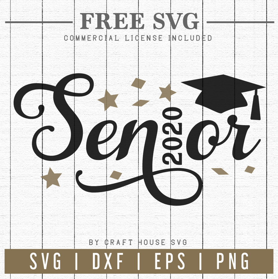 FREE Senior 2020 SVG | FB109 - Craft House SVG