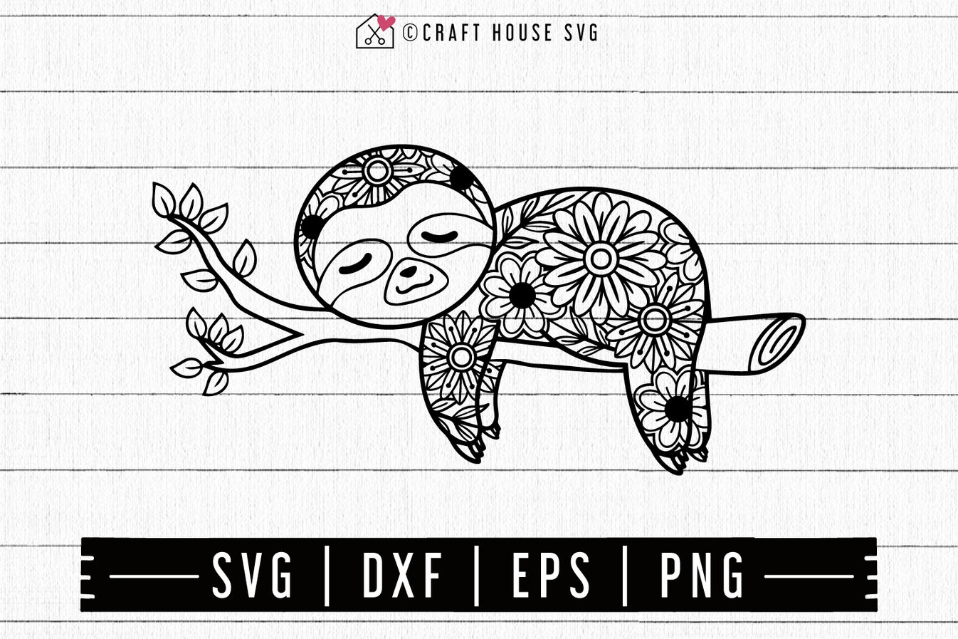 FREE Sloth Mandala SVG | FB129 - Free and Premium Files – Craft House SVG
