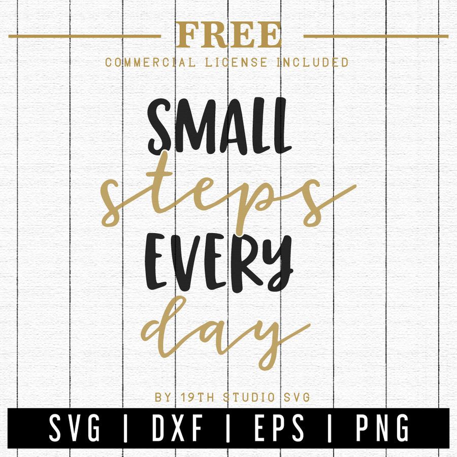 Free Small steps every day SVG | FB33 - Craft House SVG