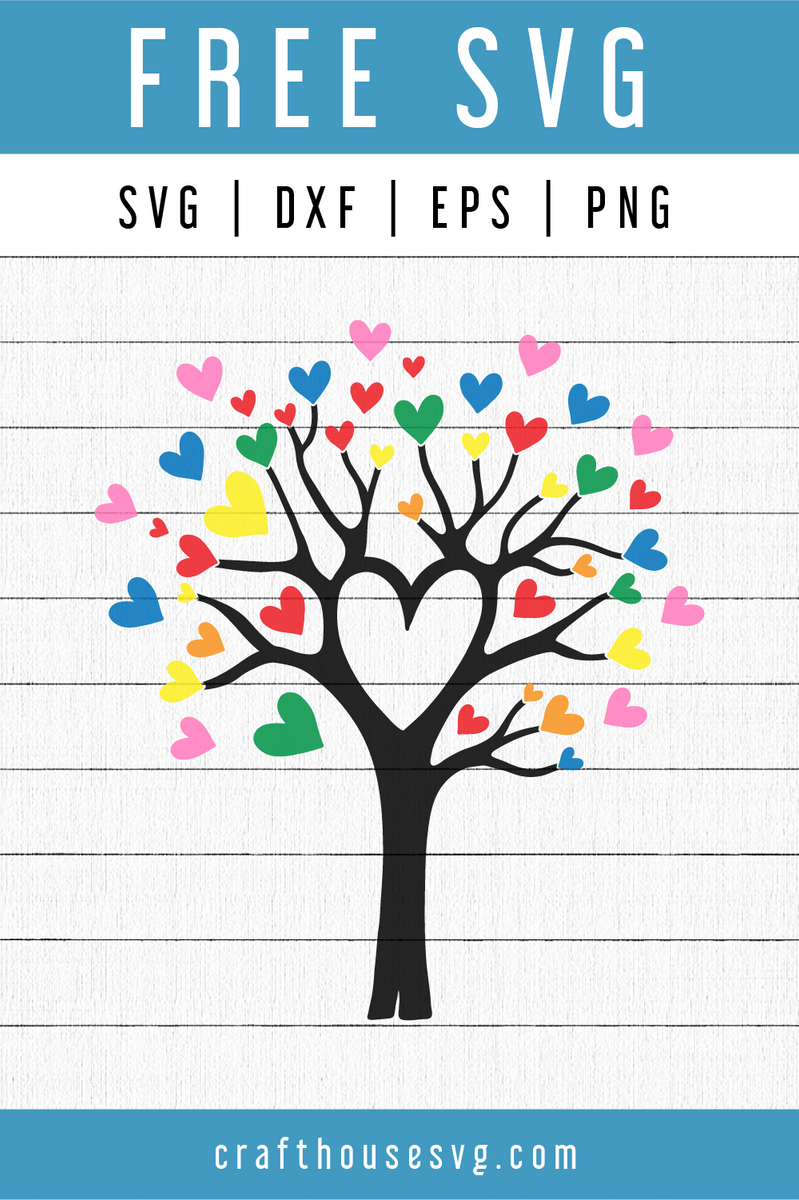 Heart Tree SVG | FB81 - Craft House SVG