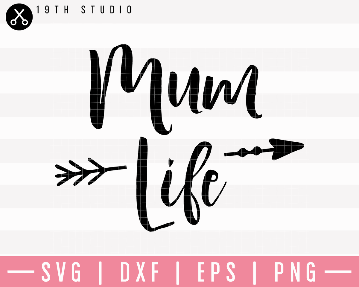 Mum Life 2 SVG | M23F18 - Craft House SVG