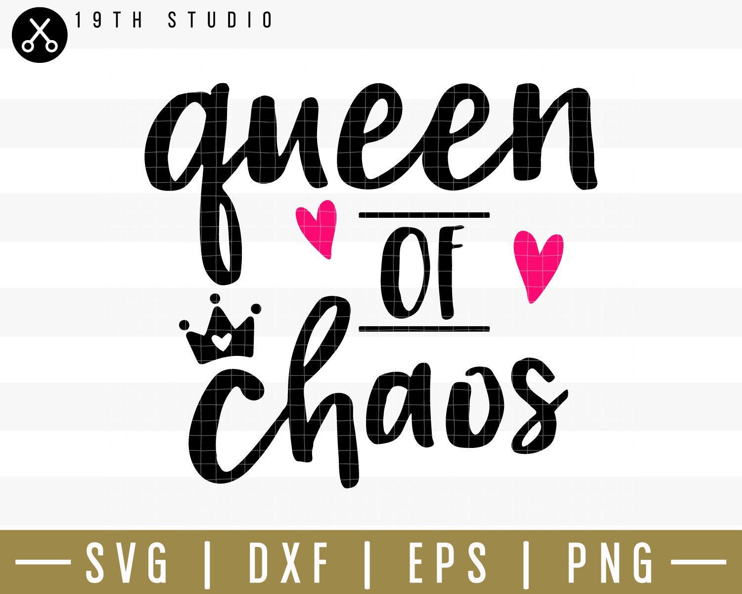 queen of chaos SVG | M34F12 - Craft House SVG